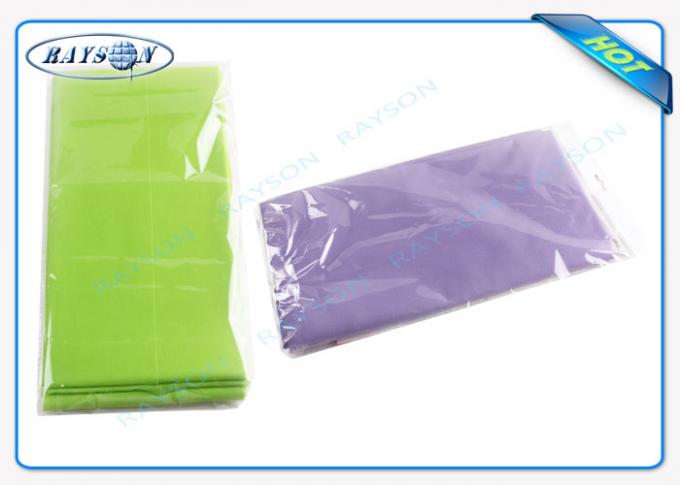 50 Gram Thickness Individul Packing TNT Non Woven Tablecloth With Multi ...